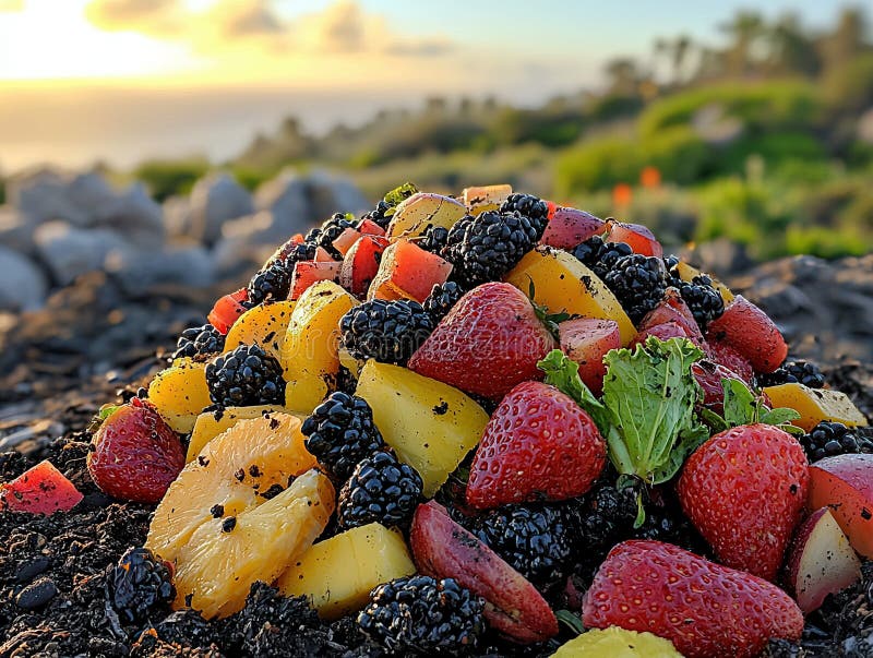 An Informative Depiction of Food Composting Practices, Promoting ...