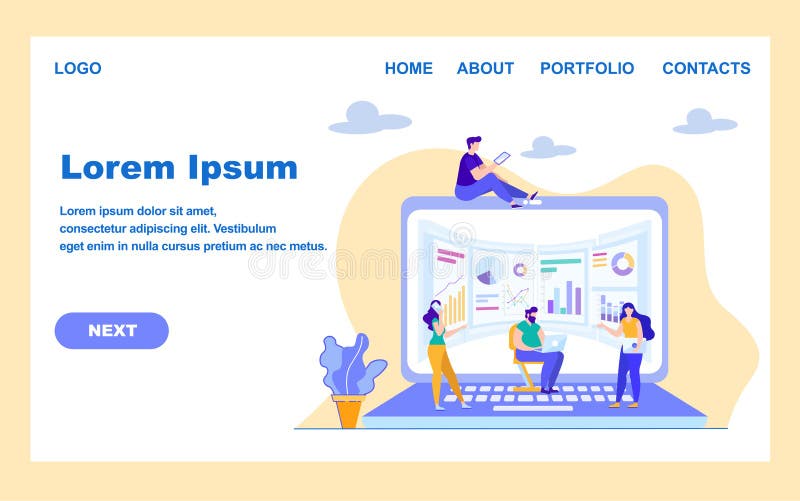 Informative Flyer Clarification Task for Project Stock Vector ...