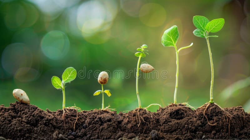 An Informative Graphic Detailing the Process of Germination from Seed ...