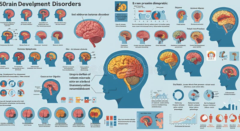 Pixel Art Brain Development Infographic: Stages, Regions and Functions ...