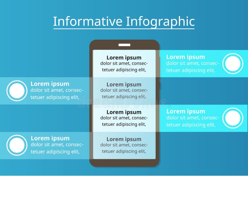 Informative Infographic Template for Business. Technology Diagram for ...