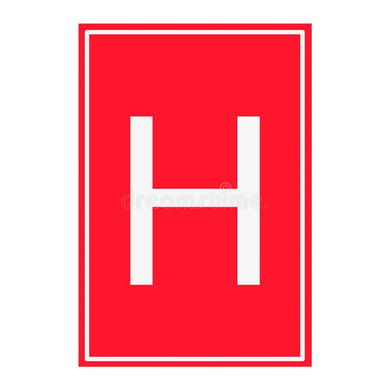 Informative Sign Hospital Ahead with Accident and Emergency Facilities ...