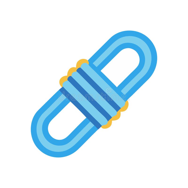 Utility Rope Symbol for Construction Stock Illustration - Illustration ...