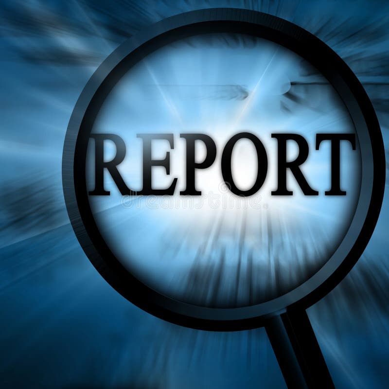 Informe stock de ilustración. Ilustración de mirada, informe - 8262886