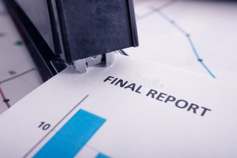Informe final foto de archivo. Imagen de oficina, pila - 1401980