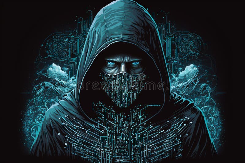 Infosec, Illusion, Quest, Hacker, 4k, Man Sitting at the Computer Stock ...