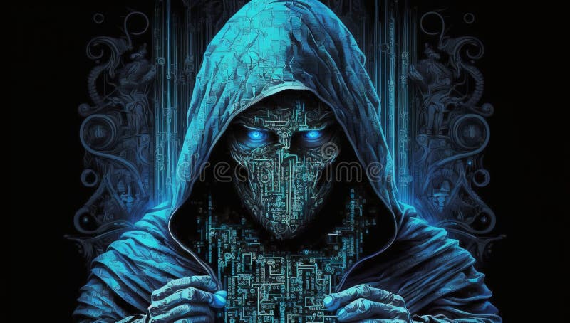 Infosec, Illusion, Quest, Hacker, 4k, Man Sitting at the Computer Stock ...