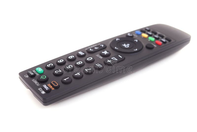 Infrared Cable Television Remote Control Stock Photo - Image of ...