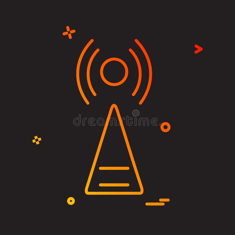 Infrared Icon Design Vector Stock Vector - Illustration of drawing ...