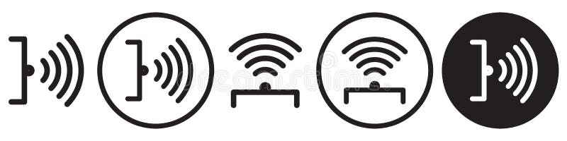 Infrared Icon Vector Set Collection for Web Stock Vector - Illustration ...