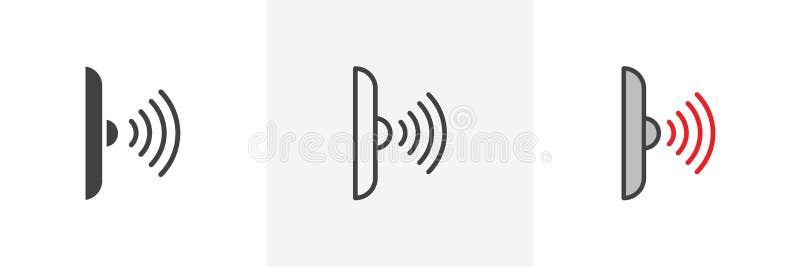 Infrared Icon Vector Set on White Background Stock Illustration ...