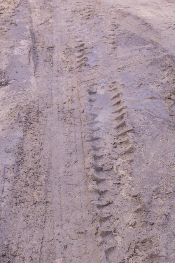 Image of the Rural Road Ground. Stock Image - Image of earth, wheel ...