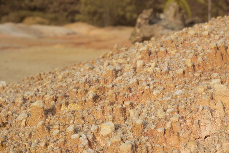 Scene Around the Deserted Land Due To Deforestation and Earth Mining ...