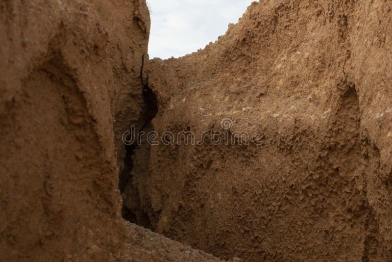 Scene Around the Deserted Land Due To Deforestation and Earth Mining ...