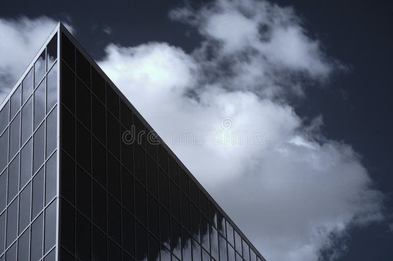 Infrared Office Building stock image. Image of unique - 7073481