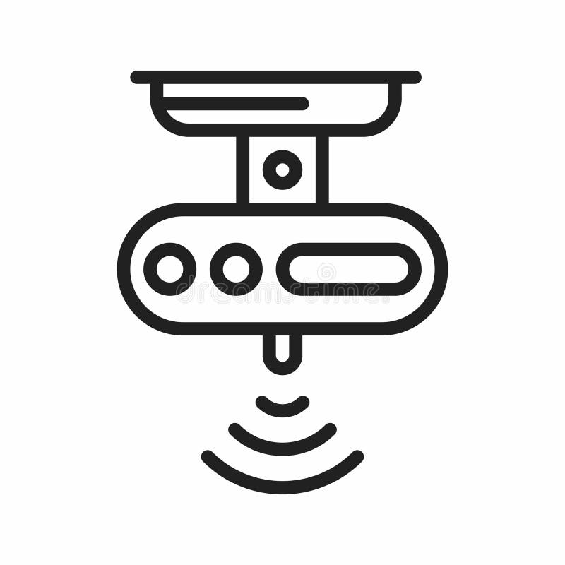 Infrared Sensor Icon Vector Image. Stock Vector - Illustration of ...