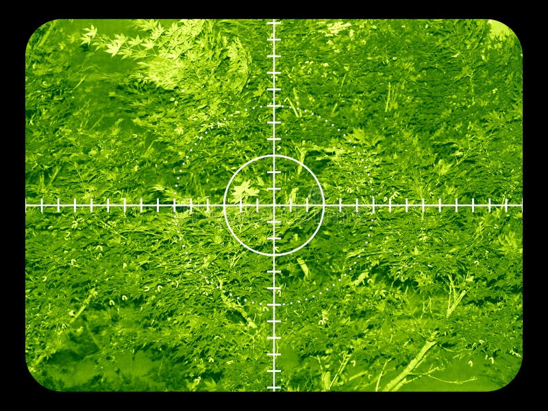 Infrared target view stock image. Image of foliage, technology - 9307703
