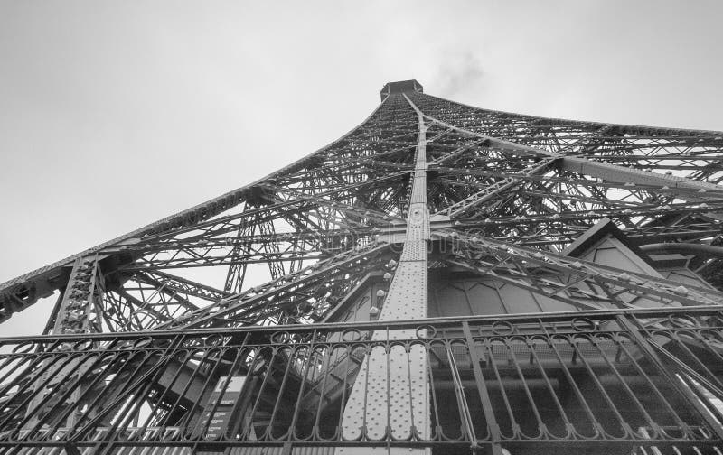 Infrared View of Eiffel Tower Summit Stock Photo - Image of tourism ...