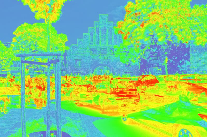 Infrared View of Heavy Fast Moving Traffic - Motion Infrared Map Stock ... Infrared View of Heavy Fast Moving Traffic - Motion Infrared Map Stock ...