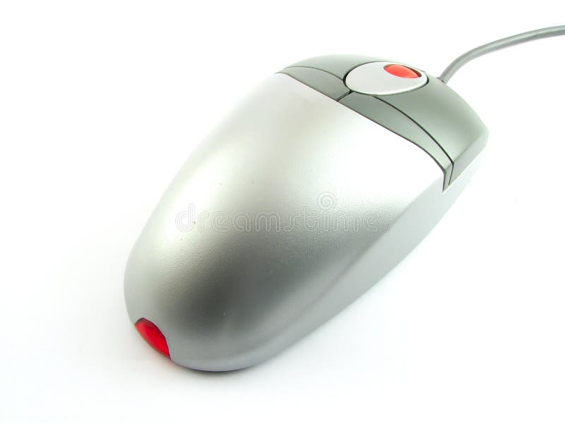 Hartvormige computermuis stock foto. Image of bureau - 17877000