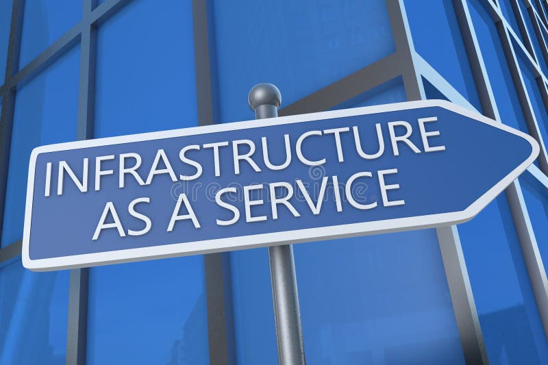 Infrastructure As a Service Stock Illustration - Illustration of paas ...