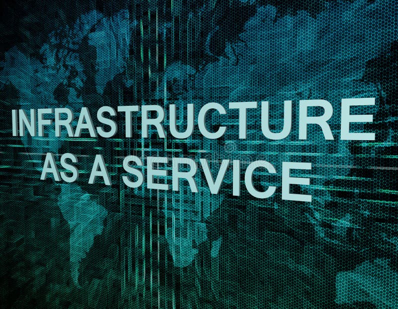 Infrastructure As a Service Stock Illustration - Illustration of ...