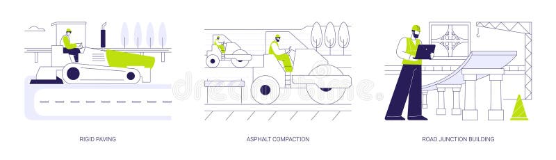 Infrastructure Building Abstract Concept Vector Illustrations. Stock ...