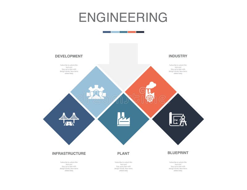 Infrastructure, Development, Plant Stock Vector - Illustration of ...