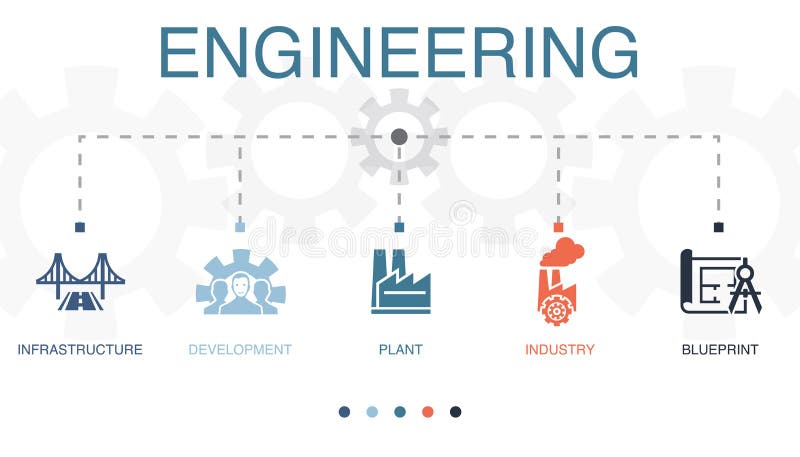 Infrastructure, Development, Plant Stock Vector - Illustration of ...
