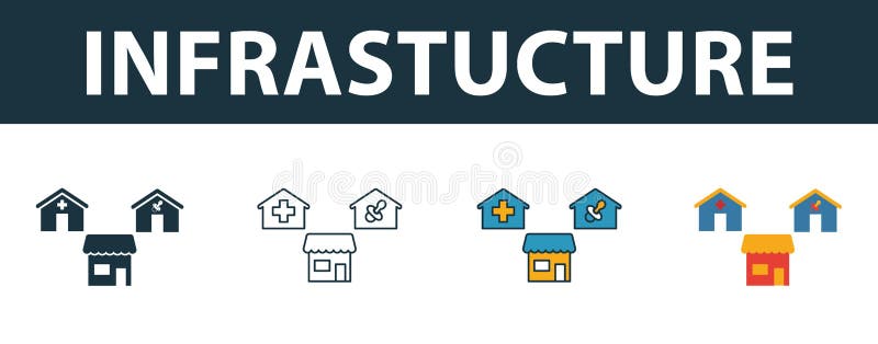 Infrastructure Outline Icon. Thin Line Style from Community Icons ... Infrastructure Outline Icon. Thin Line Style from Community Icons ...