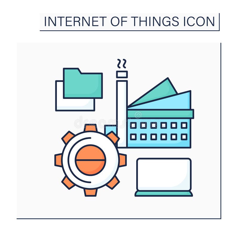 Infrastructure Management Color Icon Stock Vector - Illustration of ...