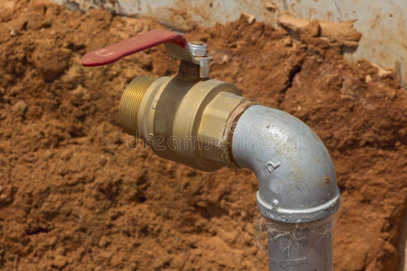 Infrastructure Supply Water. Stock Photo - Image of joints ...