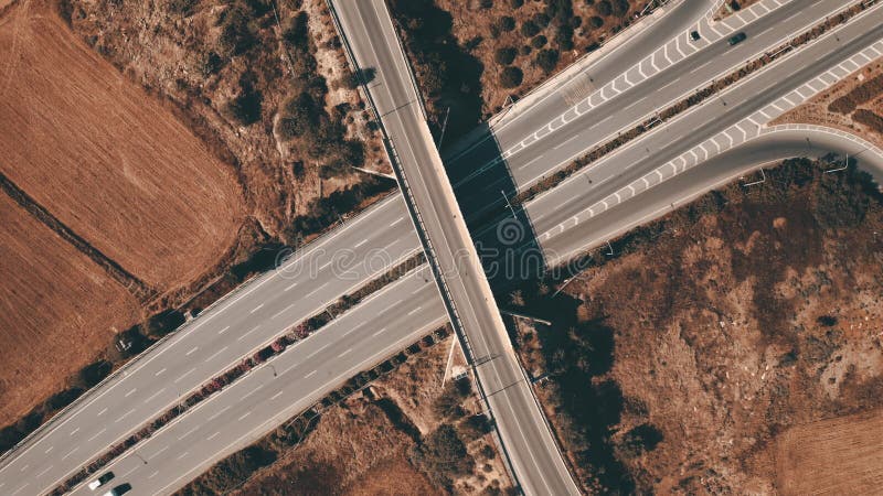 Infrastructure Transport Development Concept. New Asphalt Highway Road ...