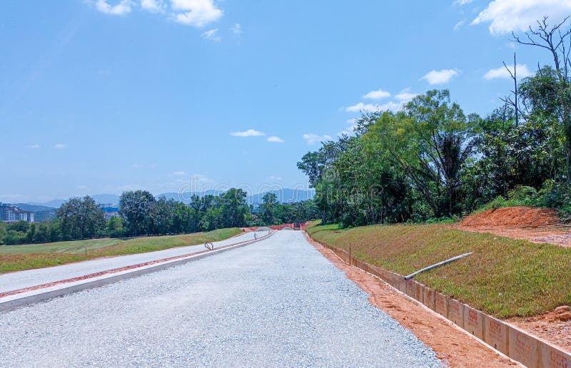 Infrastructure Work in Progress for New Roads Stock Image - Image of ...