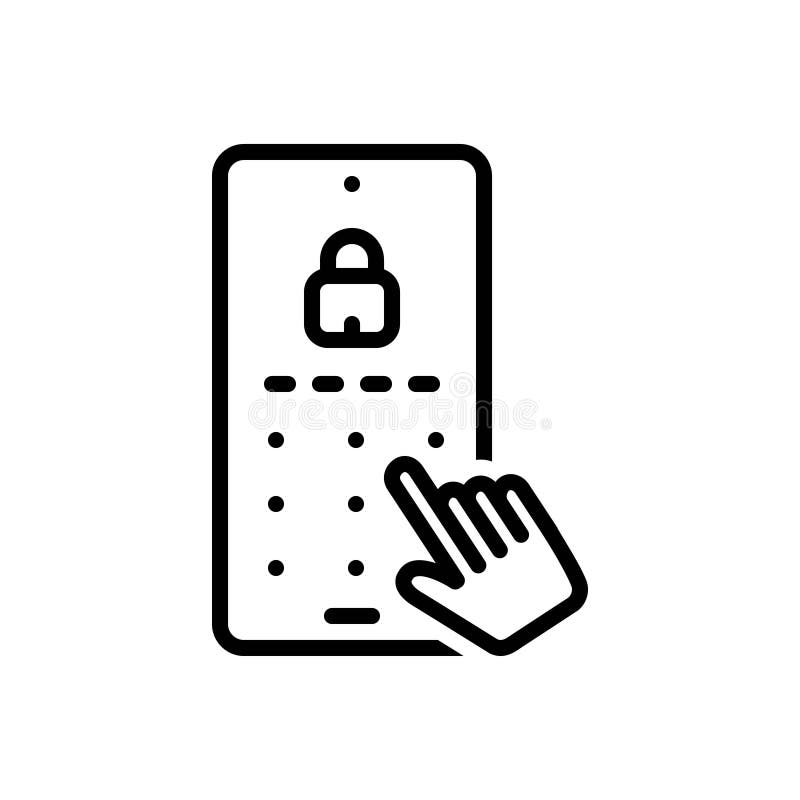 Black Line Icon for Infringement, Violation and Breach Stock Vector ...