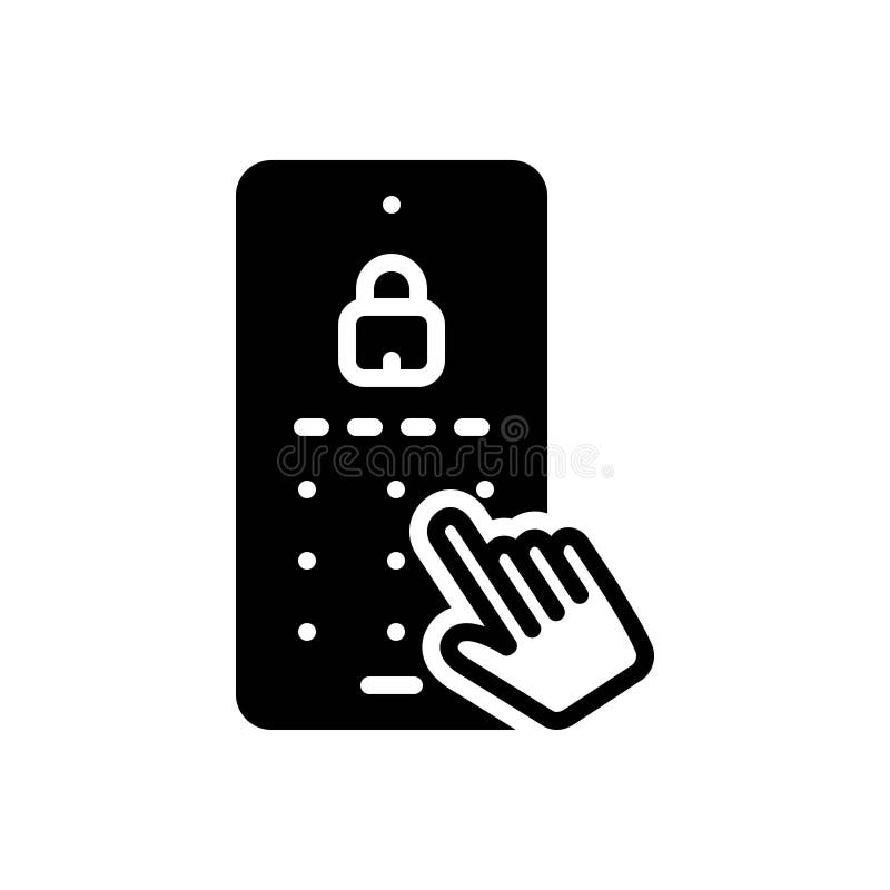 Black Solid Icon for Infringement, Violation and Breach Stock Vector ...