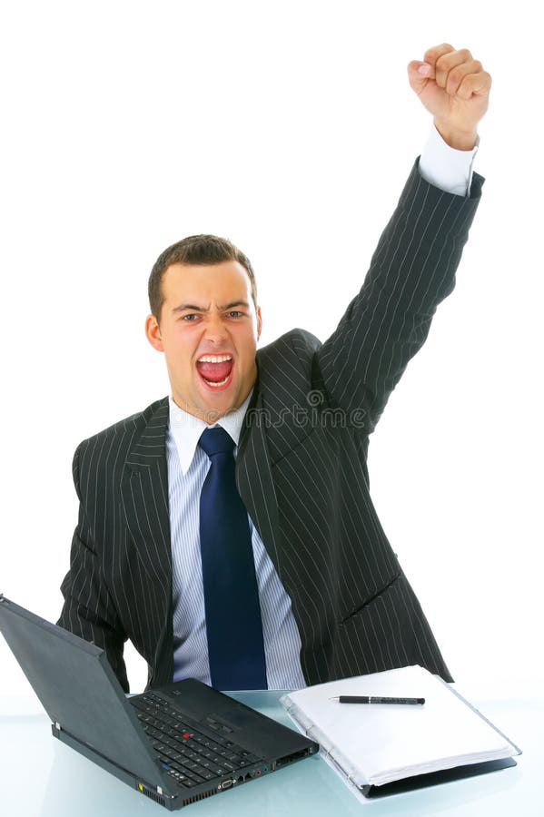 Infuriated businessman stock photo. Image of concerned - 3195858