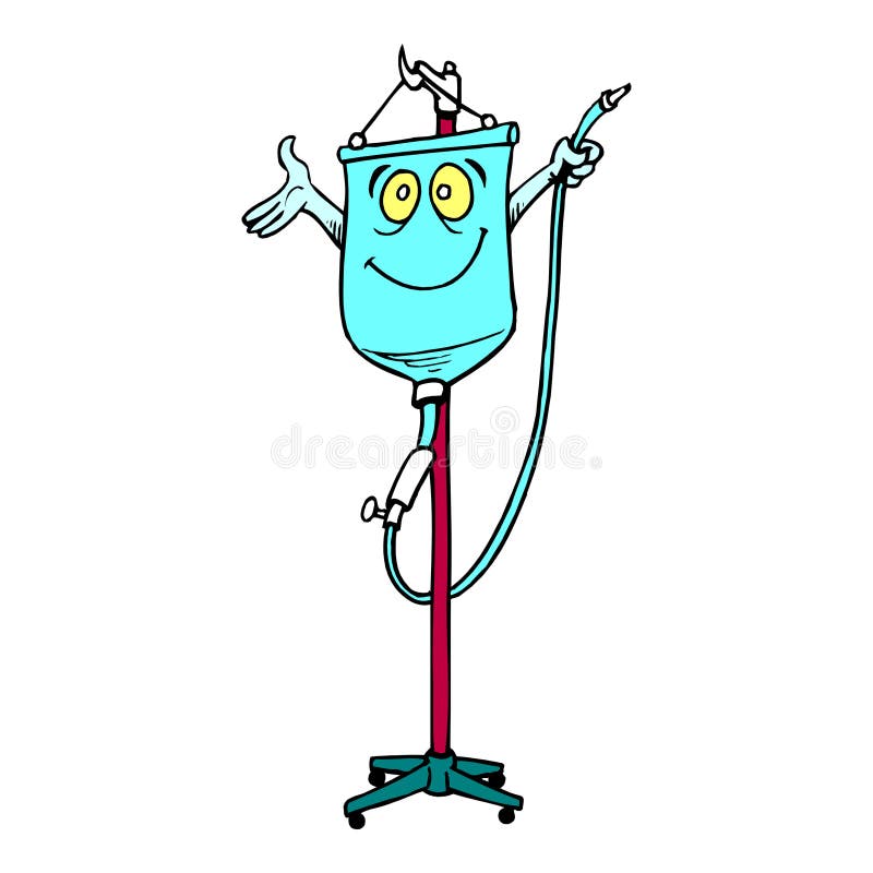 Medical infuse stock vector. Illustration of medic, flat - 289623528