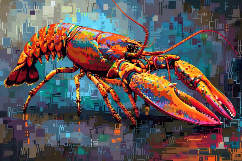 Infuse Creativity into a Pixel Art Masterpiece Showcasing a Dynamic Low ...