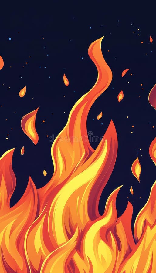 Celebrate the Vibrancy of Flame in Our Stunning Fire Frame Vector ...