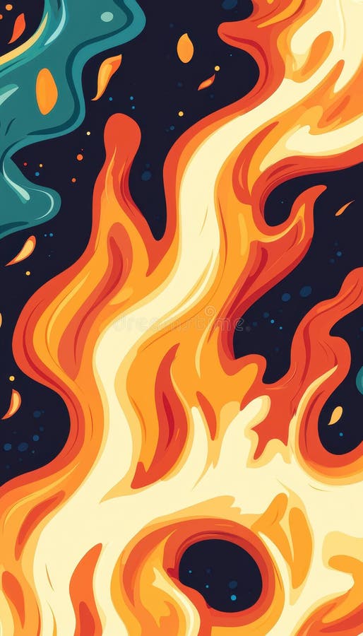 Celebrate the Vibrancy of Flame in Our Stunning Fire Frame Vector ...