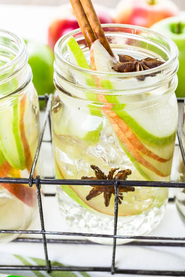 Infused water stock photo. Image of beverage, detox, cinnamon - 61062298