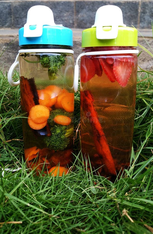 Infused Water Vegetable and Fruit for Healthy Life Stock Image - Image ...