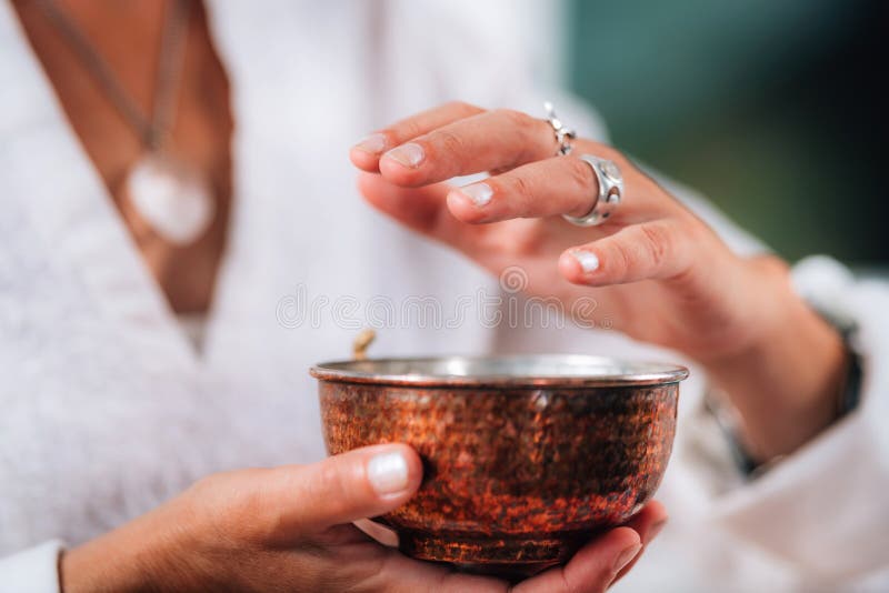 Infusing Intention into a Tea, Mindfulness Ritual Stock Image - Image ...