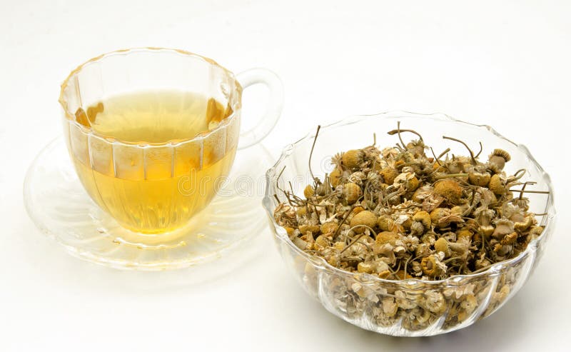 Infusion of chamomile stock photo. Image of calendula - 43899234