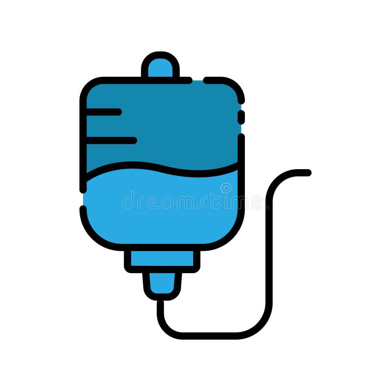 Infusion Line Icon. Simple Design Editable. Design Illustration Stock ...