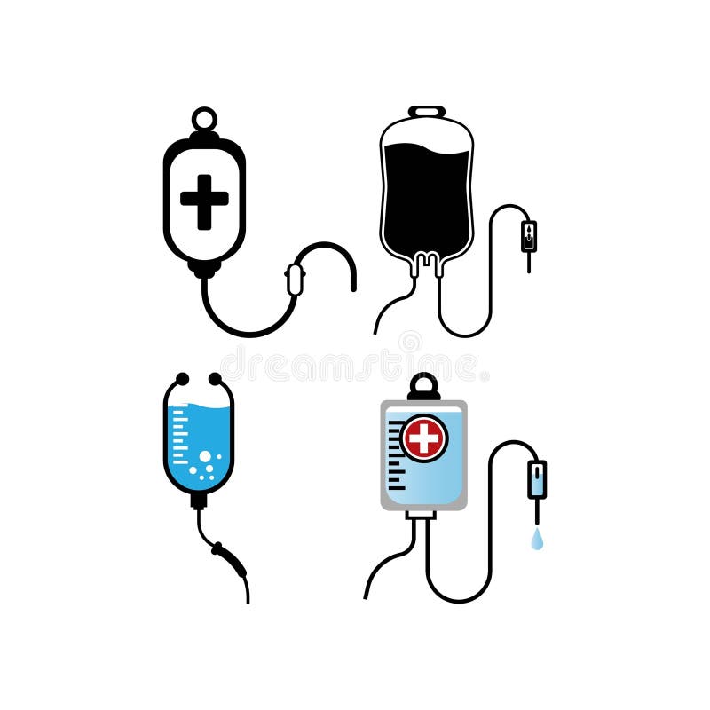 Infusion Icon Logo Vector Design Template Stock Vector - Illustration ...