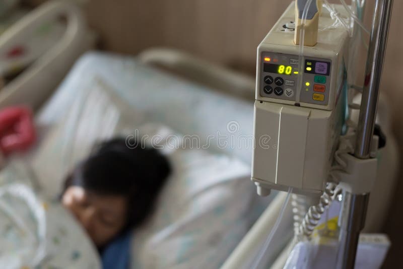 Infusion IV Solution Automatic Machine Stock Photo - Image of injection ...