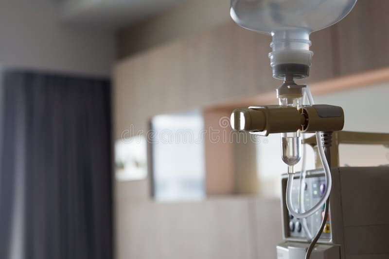 Automatic Infusion IV Drip Saline Solution Machine Stock Image - Image ...