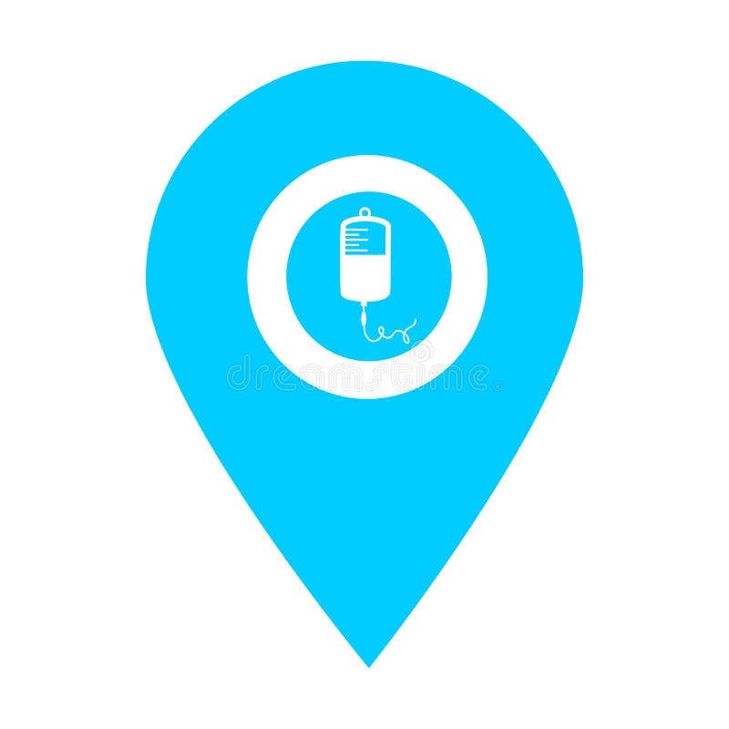 Infusion Location Map Pin Icon. Element of Map Point for Mobile Concept ...